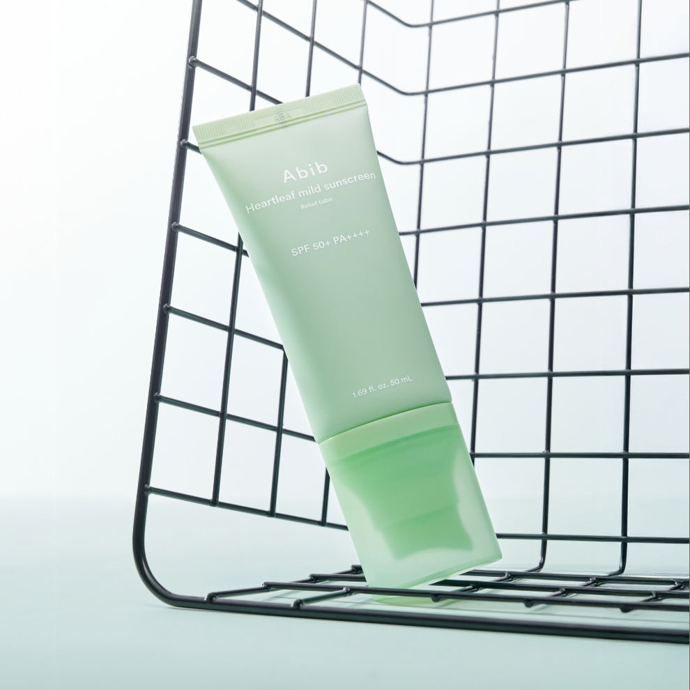 Abib - Heartleaf Mild Sunscreen/Relief Tube SPF50+ PA++++ – skinbeat.