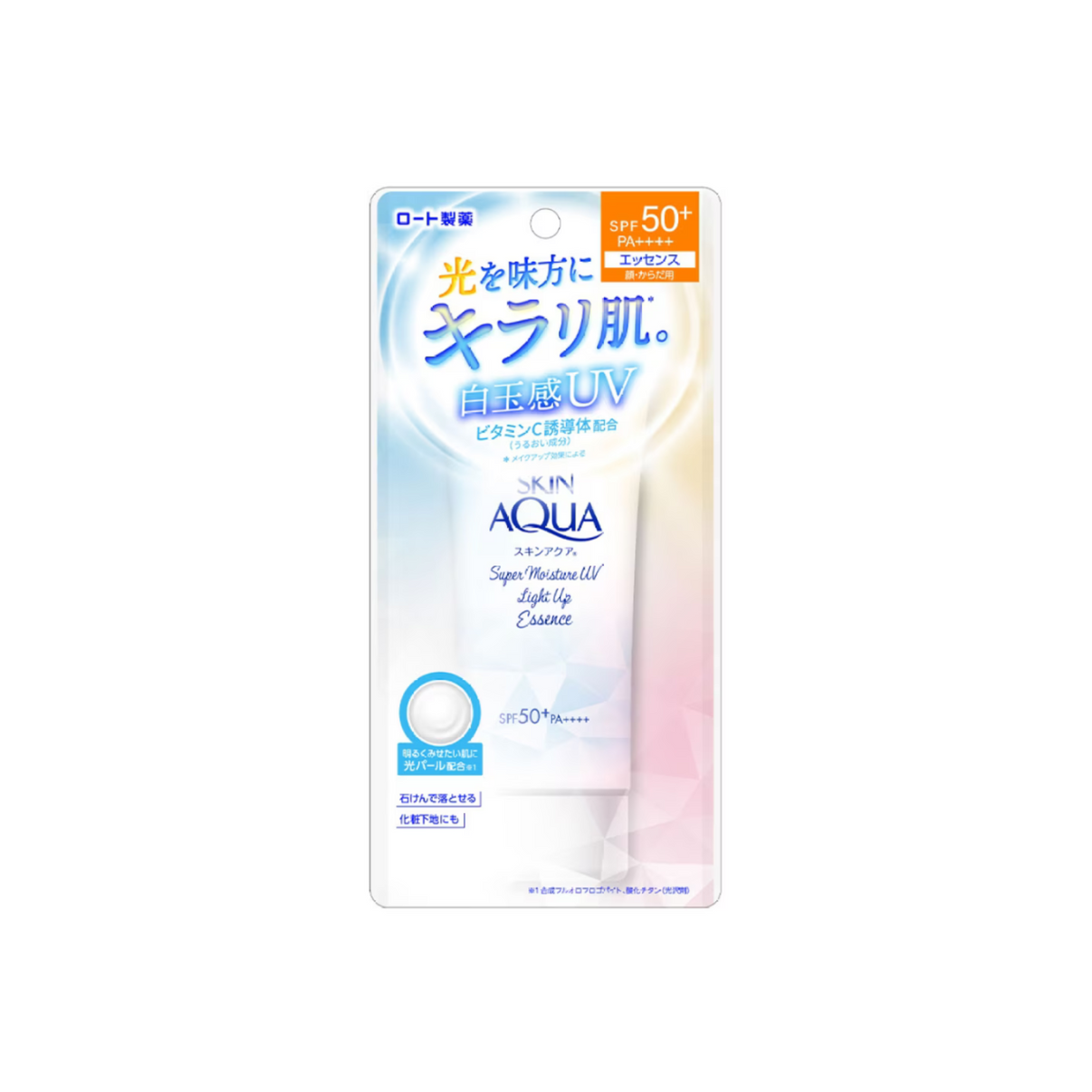 Rohto Mentholatum - Skin Aqua Super Moisture UV Light Up Essence SPF 50 ...
